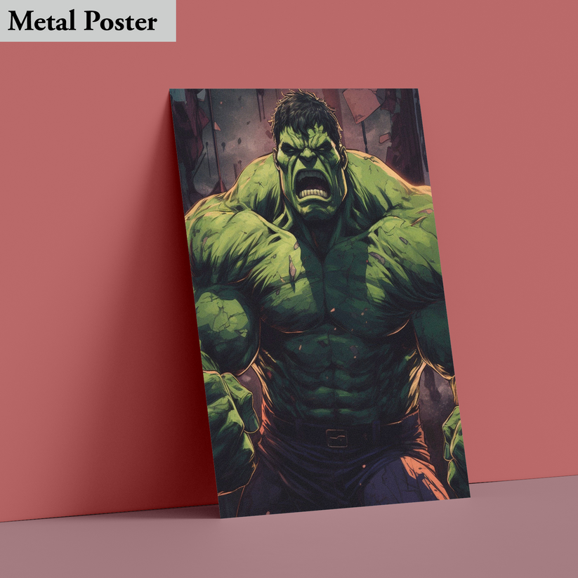 Metal Poster - Marvel- Hulk – WoopX