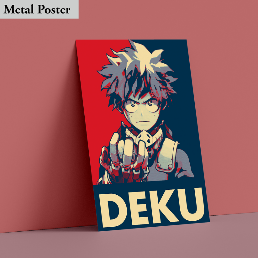 Metal Poster - Anime- My Hero Academia – WoopX