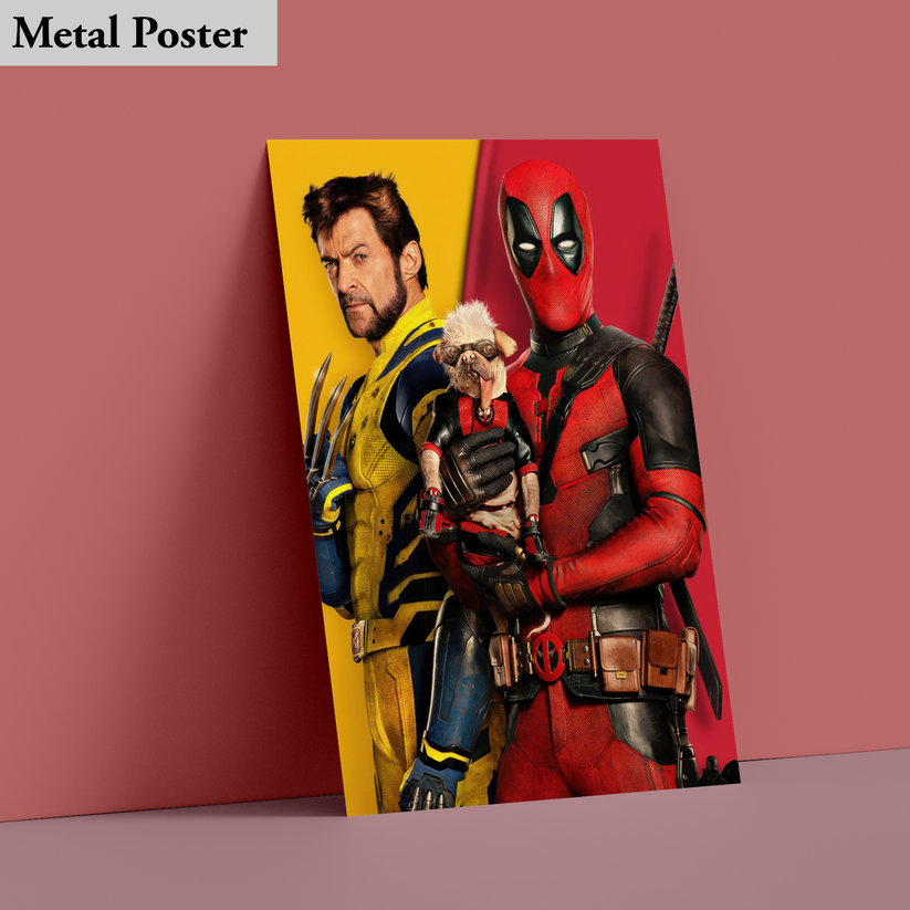 Metal Poster - Marvel - Deadpool And Wolverine – WoopX